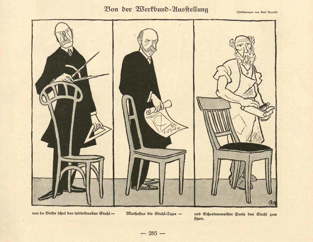 Hermann Muthesius / Henry van de Velde – La controverse du Werkbund ...